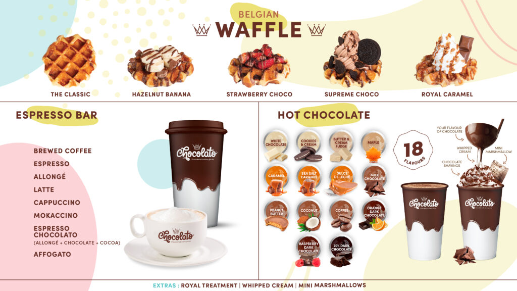 Menu - Chocolato | Chocolaterie et Crème Glacée